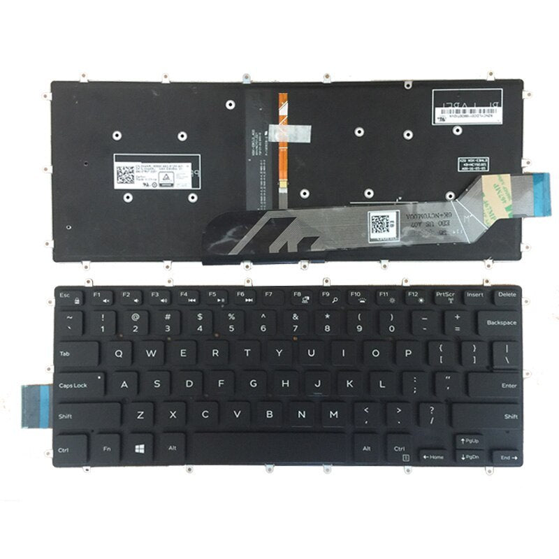 Laptop Keyboard for Dell Latitude 2 in 1 3379 3490 Backlit Keyboard ...